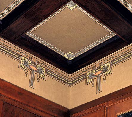 The Arts & Crafts Ceiling | Arts & Crafts Homes Online