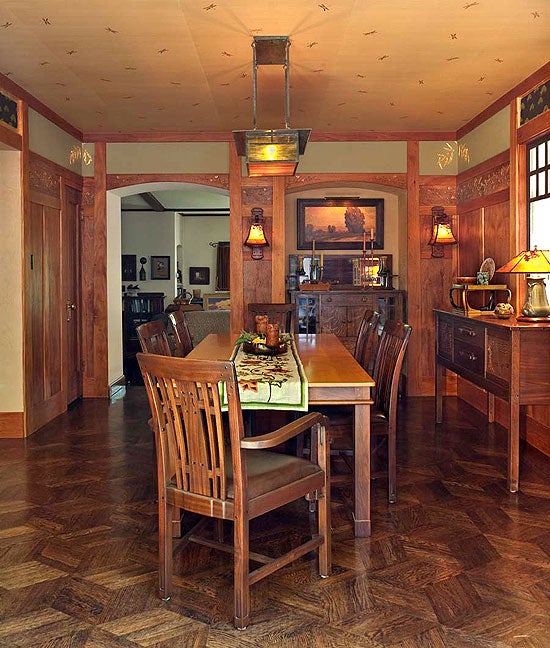 Artisans Create a Beautiful Room | Arts & Crafts Homes Online